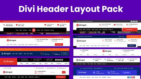 Best Divi Headers To Engage Your Visitors 4 Header Packs