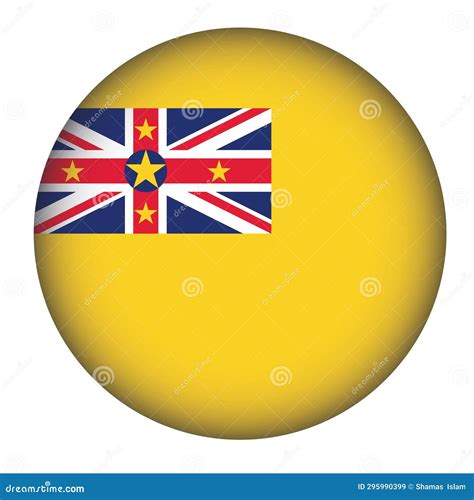 Niue Flag Map Map Of Niue With Flag Isolated On White Background Free