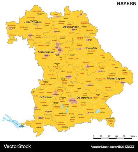 Map Of Bavaria With Cities Munich Germany Map Caeqvo