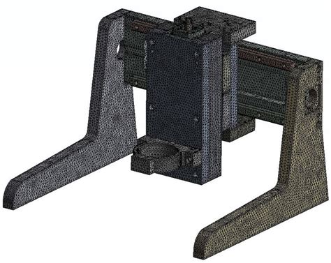 Model With Generated Finite Element Mesh Download Scientific Diagram