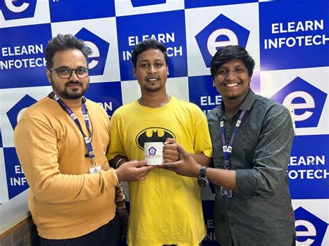 sourav behuria on linkedin thank you elearn infotech and my trainers