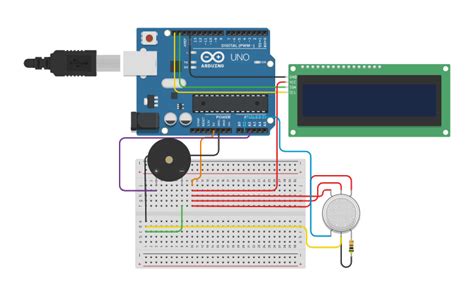 circuit design gas detector microcontroller tinkercad