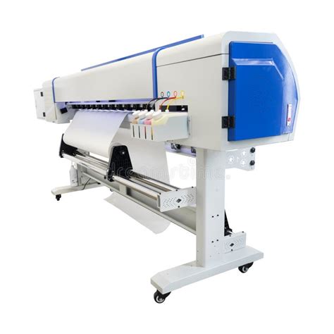 Large Format Ink Jet Printer On White Background Vinyl Printout Machine For Use In Sticker Or