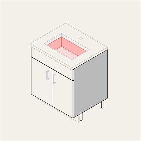 Base Sink False Drawer Palet Cabinetry