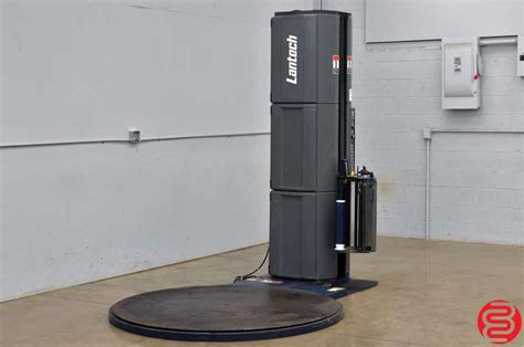 Lantech Q Series Semi Automatic Stretch Wrapper Pallet Wrapper Boggs Equipment