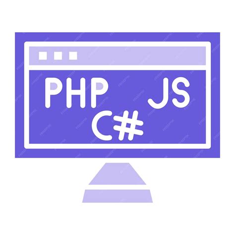 Premium Vector Coding Language Vector Illustration