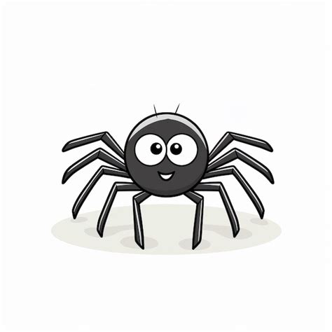 Cute Cartoon Spiders