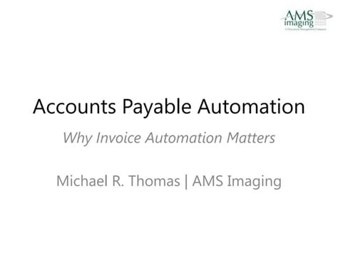Accounts Payable Automation Pptx Email Internet