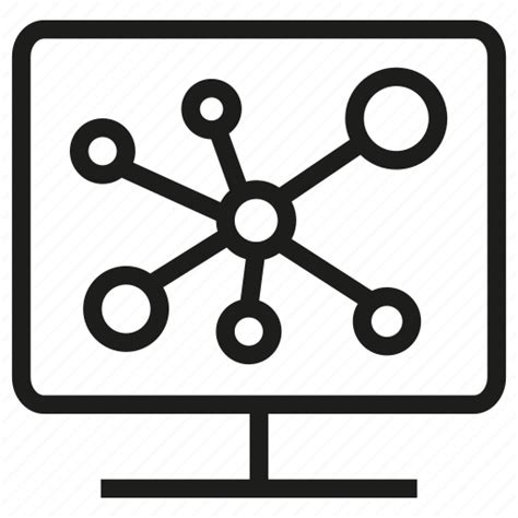 Computer Connection Link Network Social Media Icon Download On