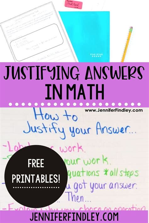 Language Function Of Justification Math Diagram Math Justify