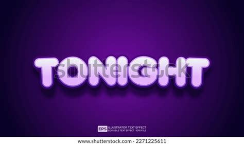 Vector 3d Text Effect Font Editable Stock Vector Royalty Free