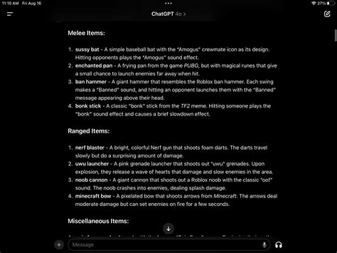 Introducing The Item Asylum Chatgpt Update Fandom