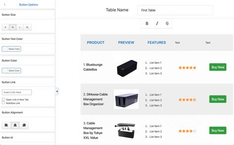 How To Create Your First Table With Wp Table Builder