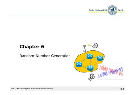 Random Number Generation Chapter 6 Random Number Generation Prof Dr Mesut Güneş Ch 6 Studocu