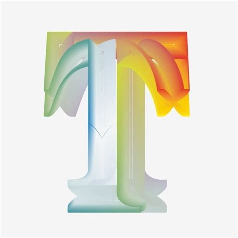 크리 에이 티브 그라데이션 영어 알파벳 디자인 T 영어 알파벳 편지 디자인 T Png 일러스트 및 이미지 에 대한 무료