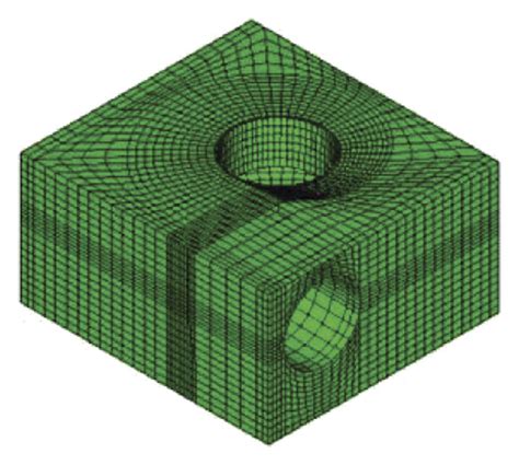 3d structured grids for the concrete domain a turbine floor b