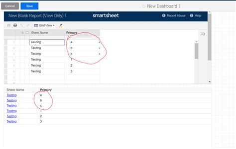 Reports Still Not Showing Linked Cells Grid Data Smartsheet Community