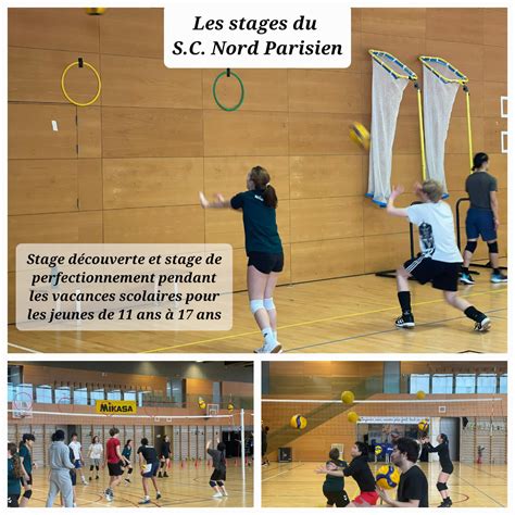 Les stages du SCNP une vraie mission réussie Sporting Club Nord Parisien
