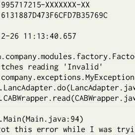 A Crash Report With A Stack Trace And Its Context Download Scientific Diagram