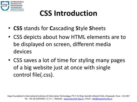 What Is Cascading Style Sheet? | PPT