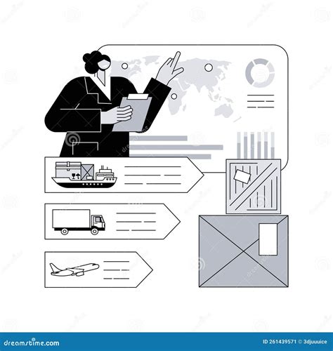 Supply Chain Analytics Abstract Concept Vector Illustration Stock Vector Illustration Of