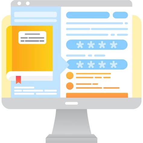 Premium Vector Secure Password On Pc For Verification Vector Icon