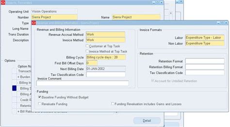 Oracle Applications PA Oracle R Project Billing Training Manual