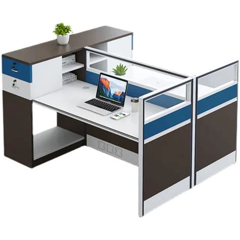 Commercial Office Furniture Computer Table Staff Desk Cubicle Cabinet