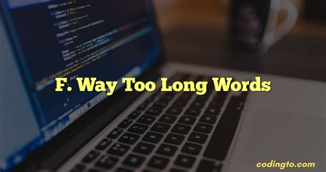 F Way Too Long Words Codeforces Problem Solution In C CodingTo