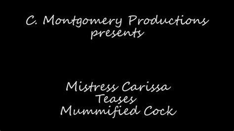 Mistress Carissa Teases Mummified C Iphone Mobile Carissas