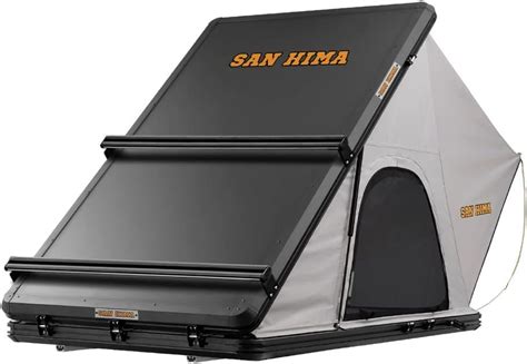 San Hima Rooftop Tent Hard Shell Overland Roof Top Tent With Telescopic Ladder Insulated