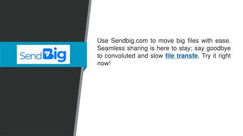 PPT - File Transfer Sendbig.com PowerPoint Presentation, free download - ID:13082670