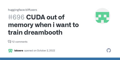Cuda Out Of Memory When I Want To Train Dreambooth · Issue 696