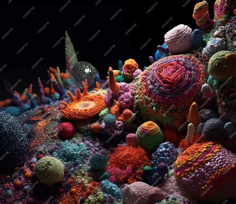 Premium Ai Image Abstract Blob Particles Of Some Imaginary Material