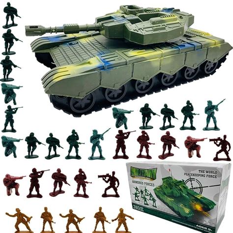Toy Army Men Tanks Army Men Big Tank Convoy Ambush Green Vs Grey Army