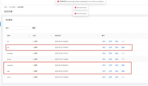 无法删除，新增也不显示 · issue 149 · 0xjacky nginx ui · github