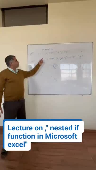 Lecture Topic Name Nested If Else In Microsoft Excel Class Mtech Cse Pawan Jindal