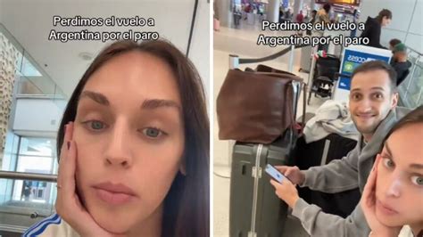 Video Samantha Trottier Quedó Varada En Un Aeropuerto De Eeuu Por El Paro De Transporte