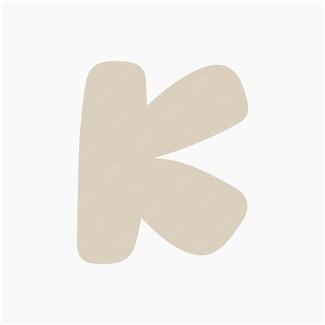 Premium Vector Abstract Shape K Illustration