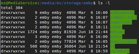 Ubuntu Permissions Attempting To Delete Media From Within Emby Linux Emby Community