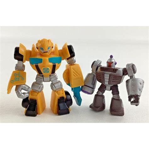 Playskool Heroes Transformers Rescue Bots Pvc Figures Bumblebee Morbot