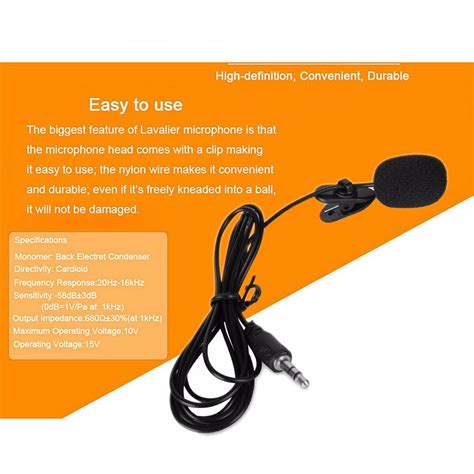 [ Bshopbd ] Ready Stock Universal Portable Computer Phone Universal Mini Microphone Mic 3 5mm