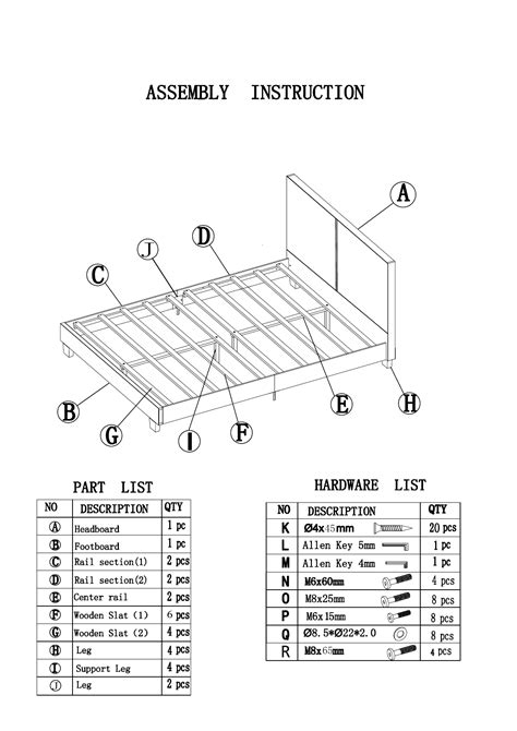 Platform Bed Assembly Instructions At Isaac Macquarie Blog
