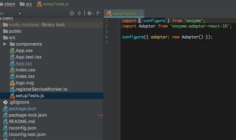 Where Do I Put Setuptests File · Issue 1265 · Enzymejs Enzyme · Github