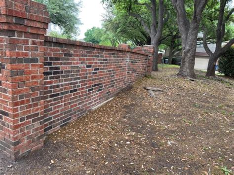Brick Perimeter Fence Restoration Brick Restoration Inc