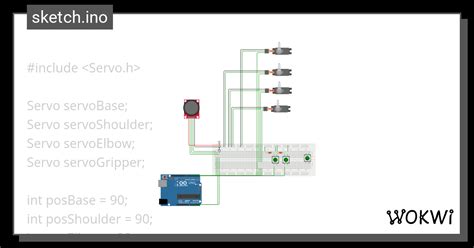 Working Joystick Servos Wokwi Esp32 Stm32 Arduino Simulator
