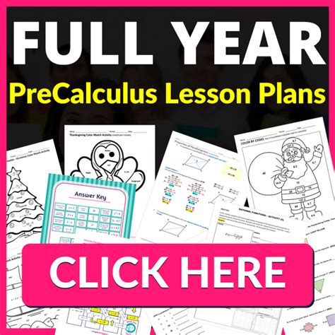 Pre Calculus Curriculum Map ⋆