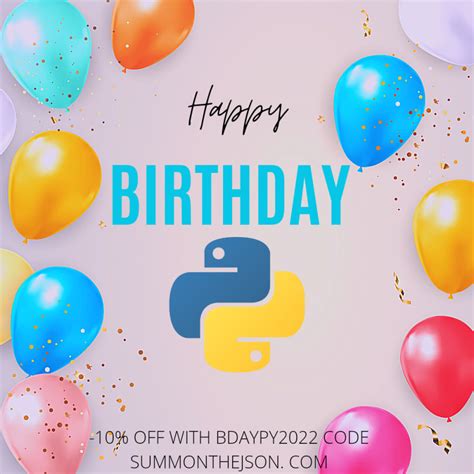 Happy Birthday Python Dev Community