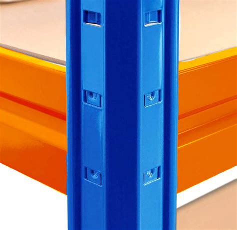 4x Storalex Hrx Heavy Duty Garage Shelving 1770mm High 600kg Blue