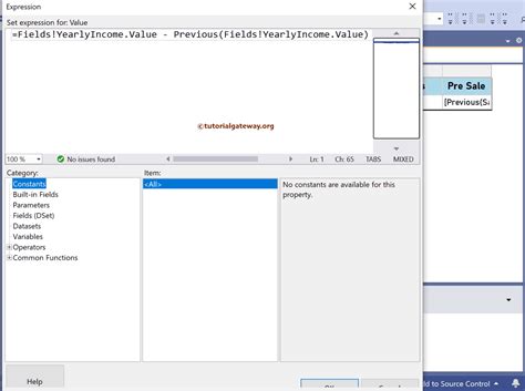 Ssrs Previous Function